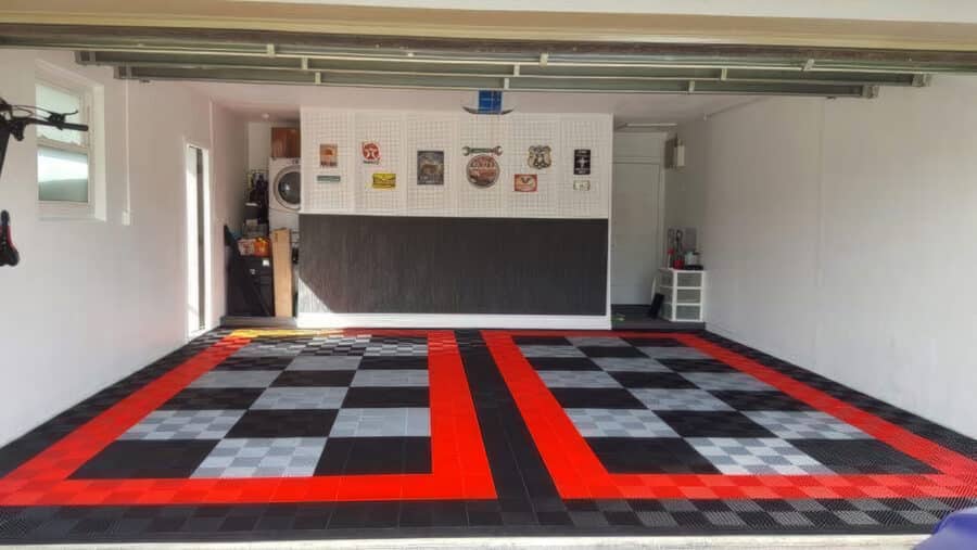 30 Garage Floor Tile Ideas & How To Create Them!