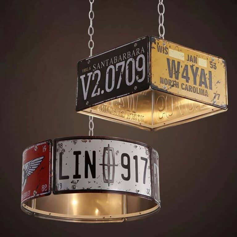 30 Ideas For License Plate DIY Crafts