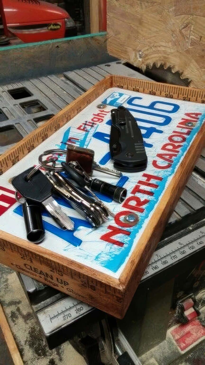 30 Ideas For License Plate DIY Crafts