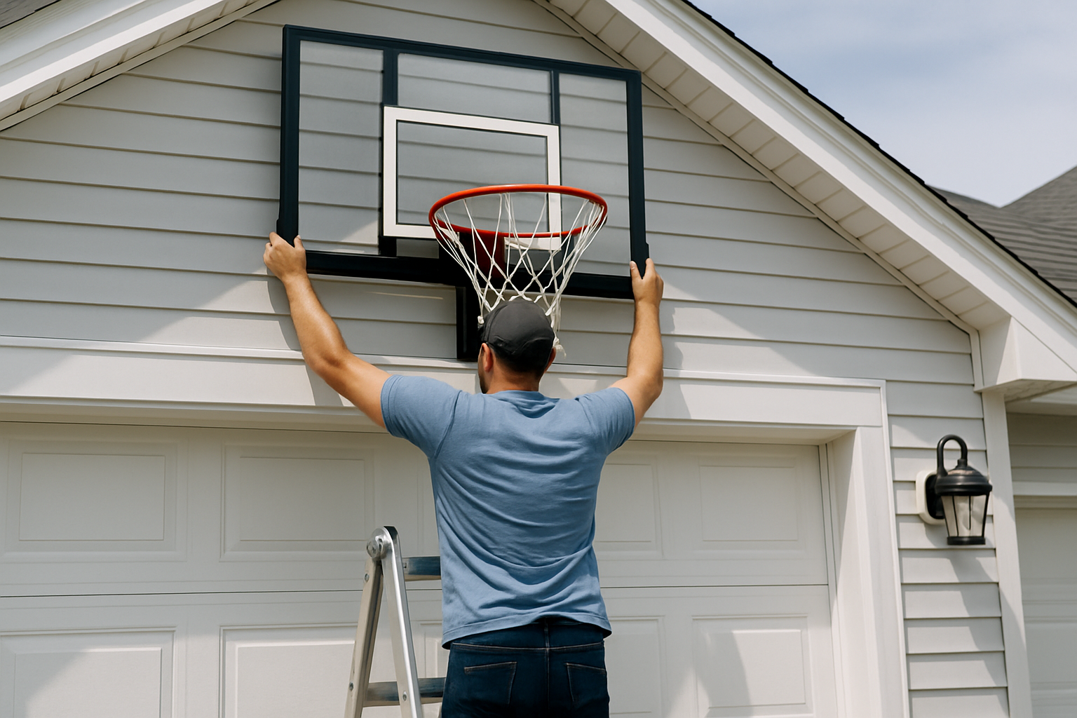 How To Mount A Basketball Hoop On Your Garage: Step-by-Step