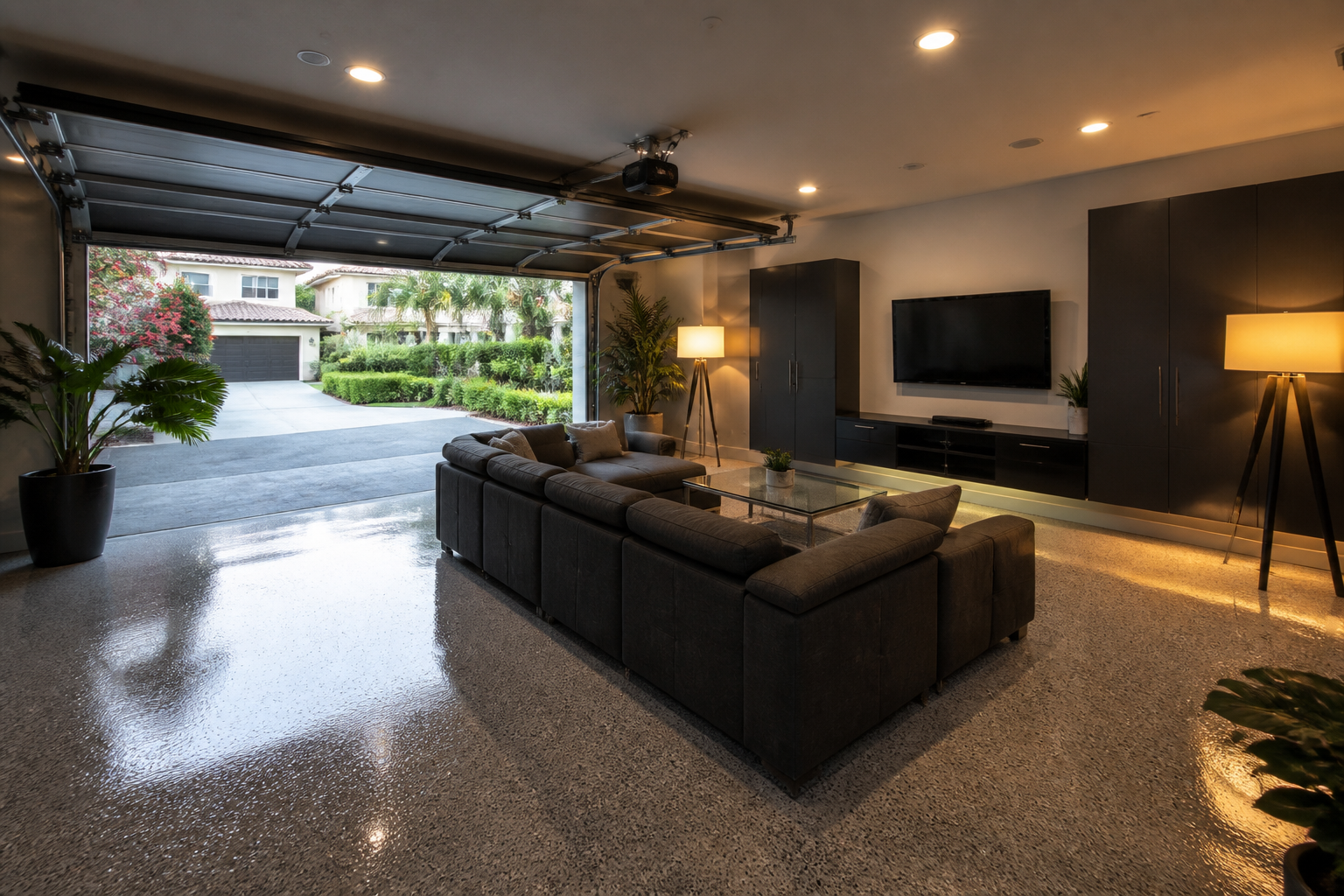 16 Garage Outdoor Lounge Ideas For Indoor Outdoor Living