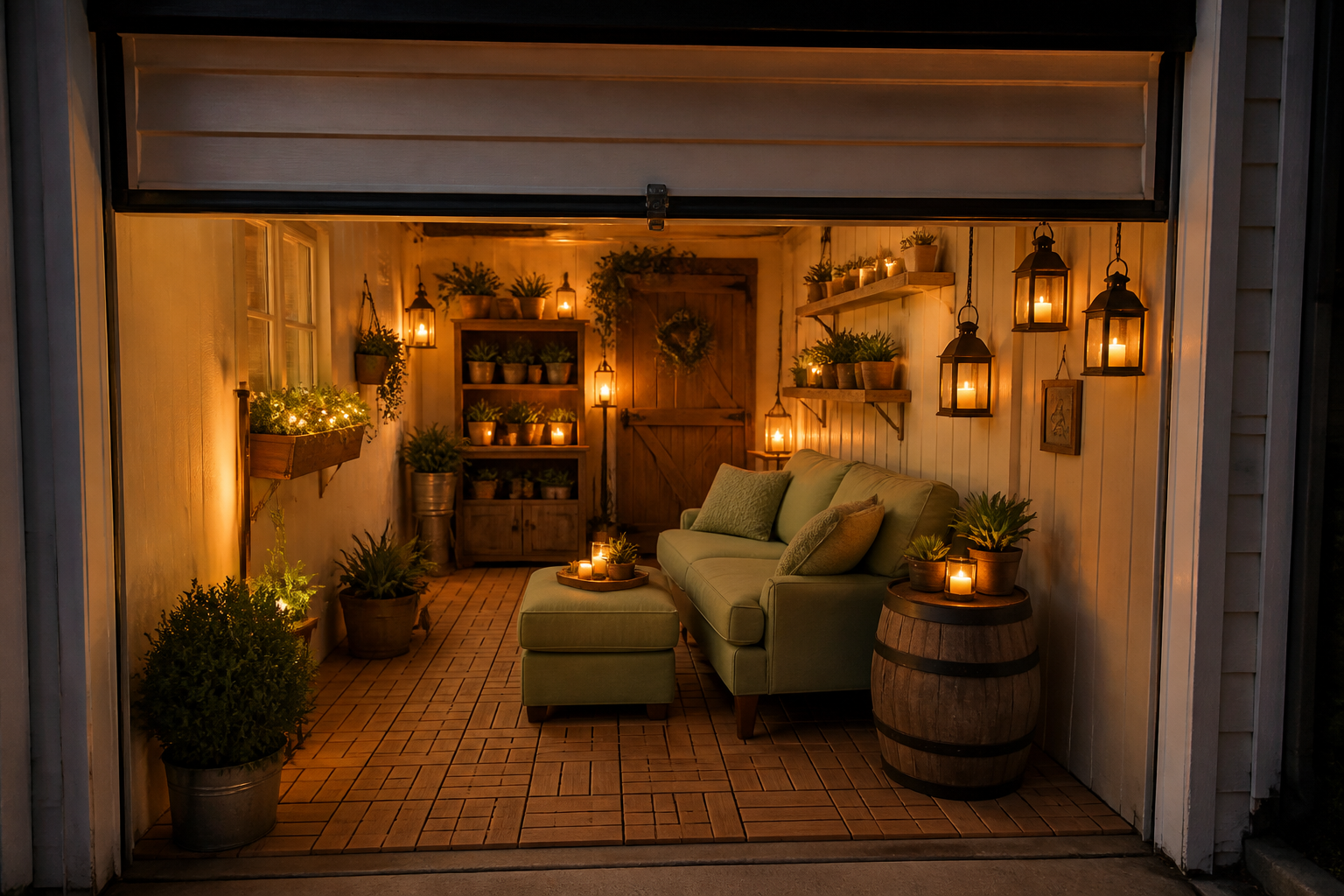 16 Garage Outdoor Lounge Ideas For Indoor Outdoor Living